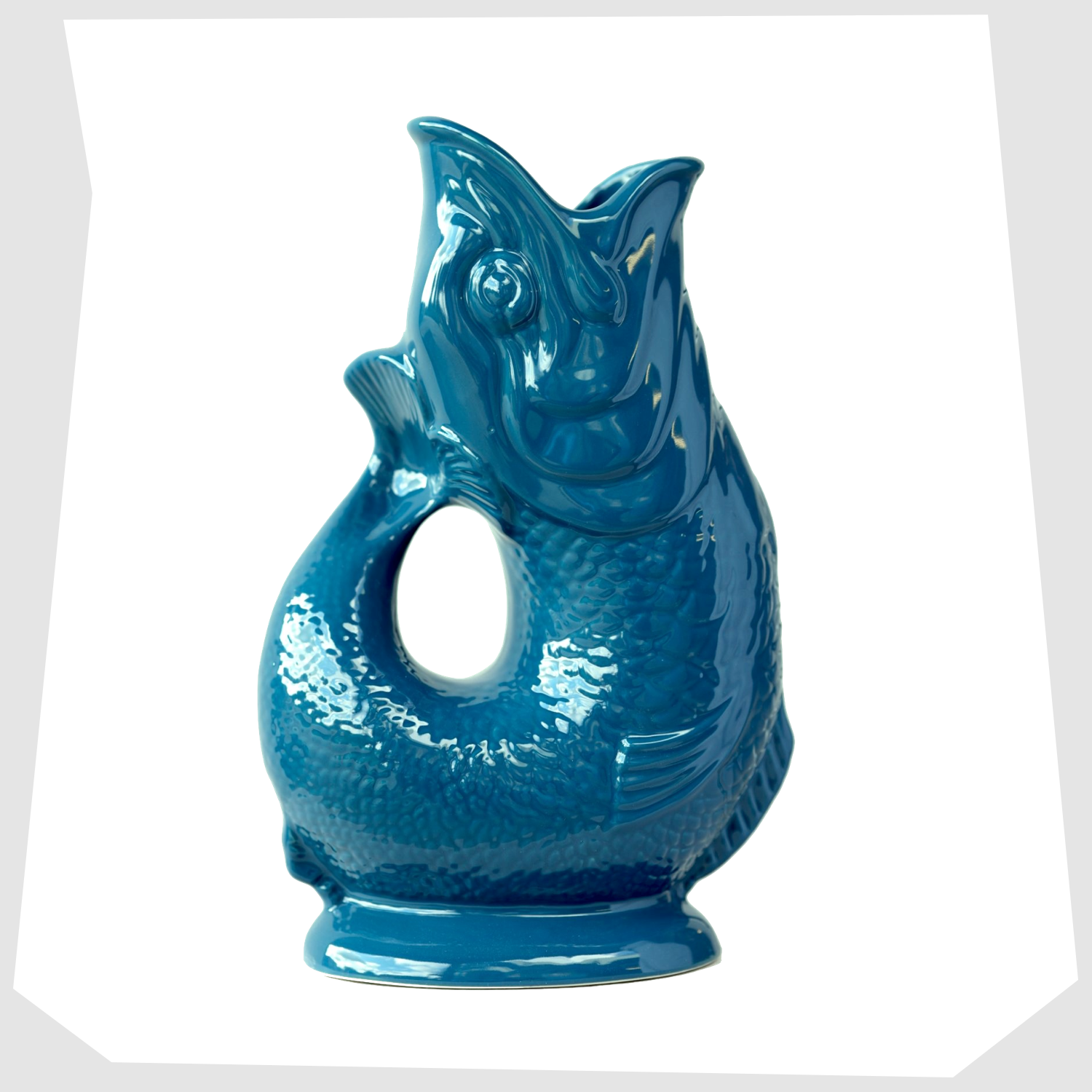 Petrol Blue XL Gluggle Jug | Gluggle Jugs | Apollo Retro – ApolloRetro