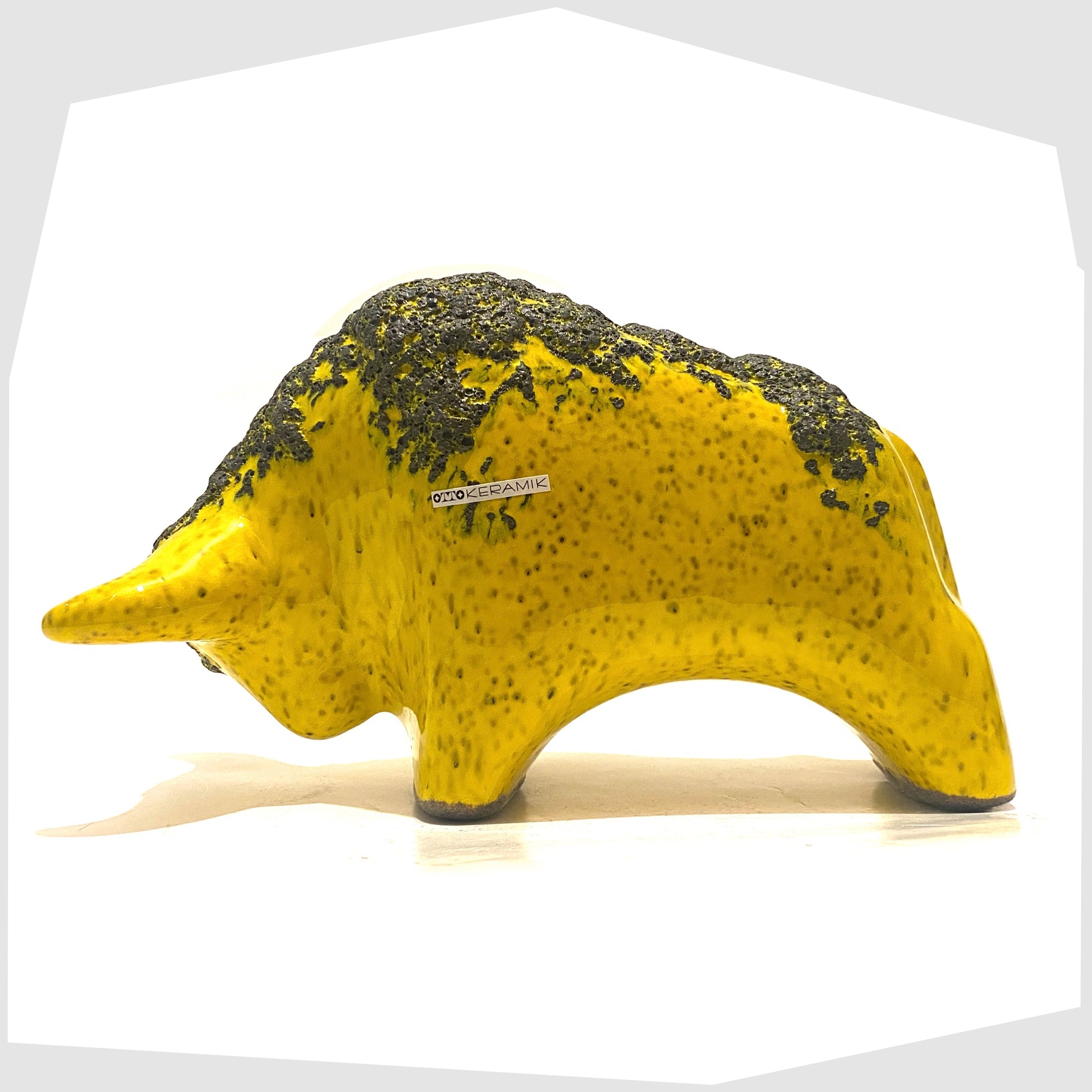 Otto Keramik Yellow Fat Lava Ceramic Bull | Apollo Retro – ApolloRetro