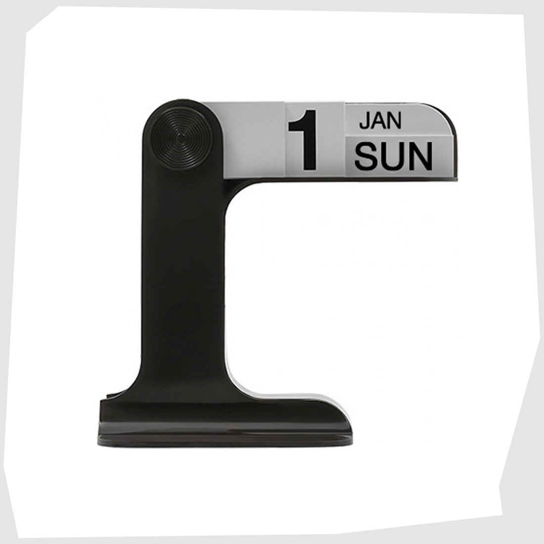 Black Perpetual Flip Calendar Repro | Apollo Retro – ApolloRetro